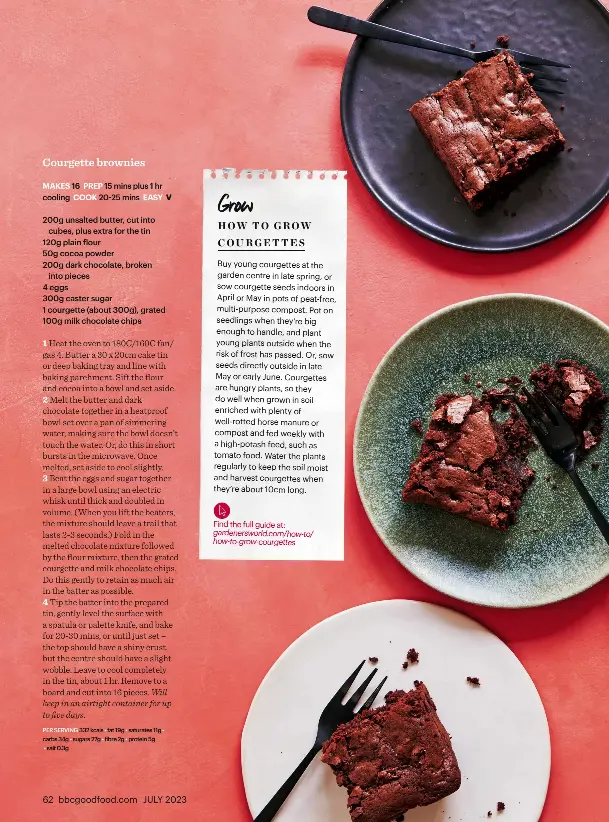 Courgette brownies - PressReader