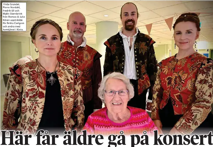 Här får äldre gå på konsert i det egna vardagsrum­met - PressReader