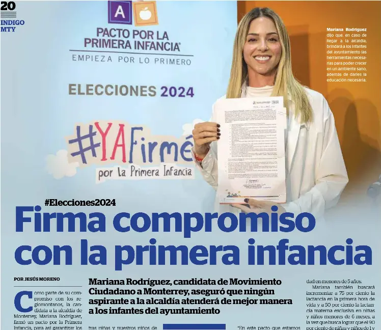 Firma compromiso con la primera infancia nd - PressReader