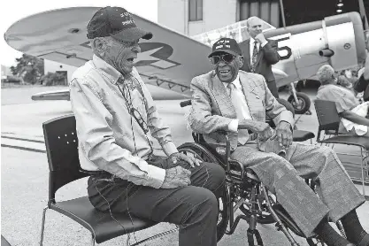 Tuskagee airman marks 100th birthday at airport - PressReader