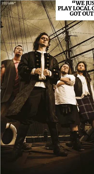 The story behind ALESTORM’S Captain Morgan’s Revenge. Arrrr! - PressReader