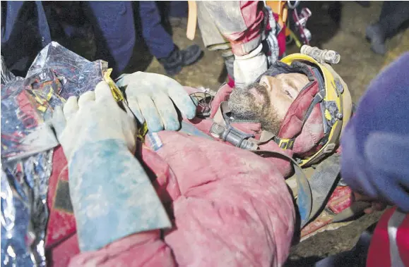 Researcher doing well after rescue from a deep Turkish cave - PressReader