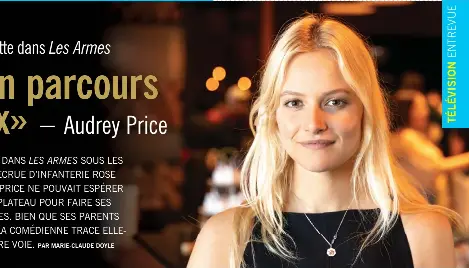 «J’ai un parcours sinueux» − Audrey Price - PressReader