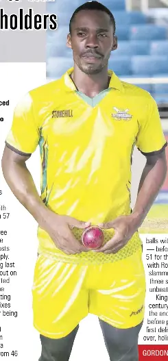 King, Gordon power Tallawahs to win over title-holders Patriots - PressReader