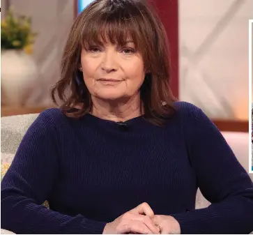 Is Christine about to boot Lorraine off the TV sofa? - PressReader