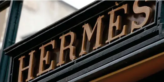 Hermès : la croissance à deux chiffres s’est arrêtée - PressReader