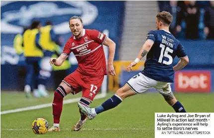 Boro star will Luke to bolster back-line in Black Cats clash - PressReader