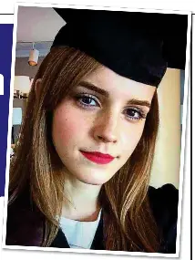 Harry Swotter star Emma studies for degree No 3, an Oxford PhD to make her... Doctor Watson ...