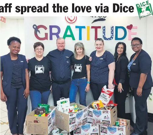 Hospital staff spread the love via Dice - PressReader