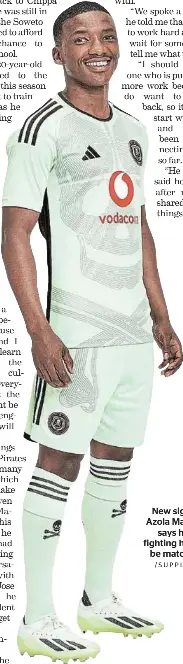 Matrose ‘not scared’ to fight for space in Bucs squad - PressReader