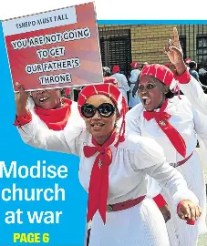 Modise church at war - PressReader