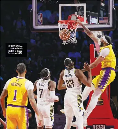 Lakers back in business - PressReader