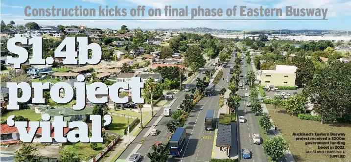 Constructi­on kicks off on final phase of Eastern Busway $1.4b project ‘vital’ - PressReader