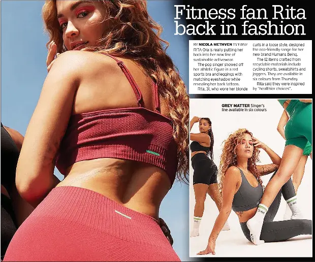 Fitness fan Rita back in fashion - PressReader