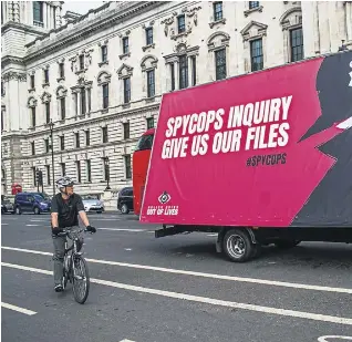 ‘Spy cops’ operations against leftwing groups unjustified, public ...