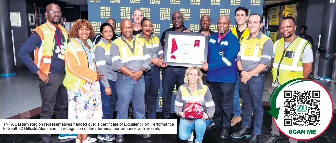 Smelter’s terminal performanc­e commended - PressReader