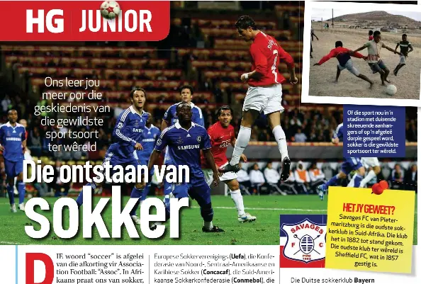 Die ontstaan van sokker - PressReader