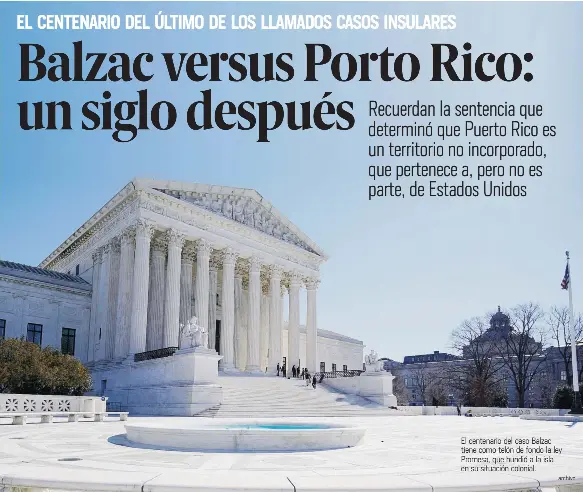 Recuento histórico a 100 años del caso Balzac versus Porto Rico ...