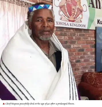 Tshatshu Royal Council mourns Chief Mapasa - PressReader