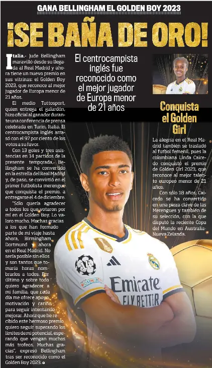 GANA BELLINGHAM EL GOLDEN BOY 2023 - PressReader