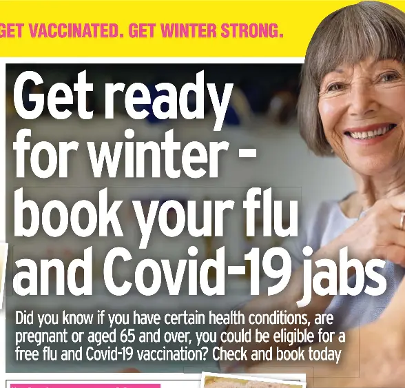 Get ready for winter book your flu and Covid-19 jabs - PressReader