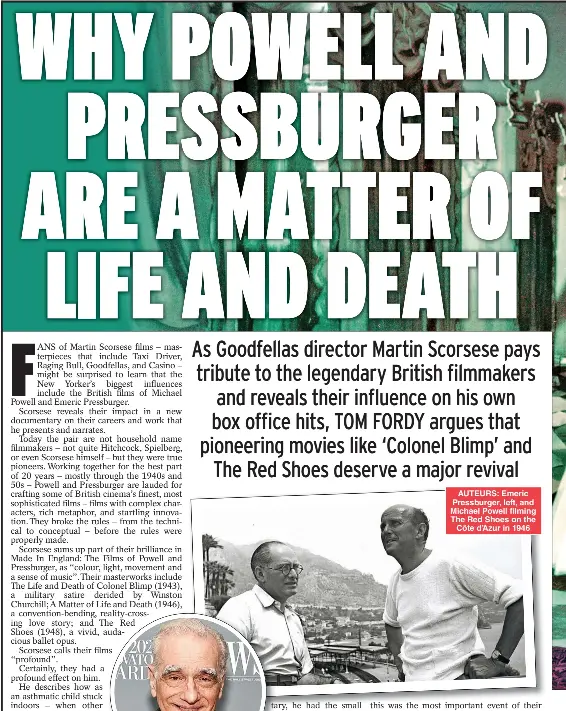 WHY POWELL AND PRESSBURGE­R ARE A MATTER OF LIFE AND DEATH - PressReader