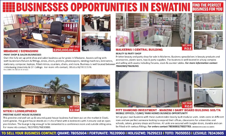 Sidwashini print shop, salon for sale - PressReader