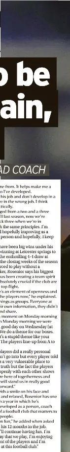 I’m so lucky to be at this club again, says Rosenior - PressReader