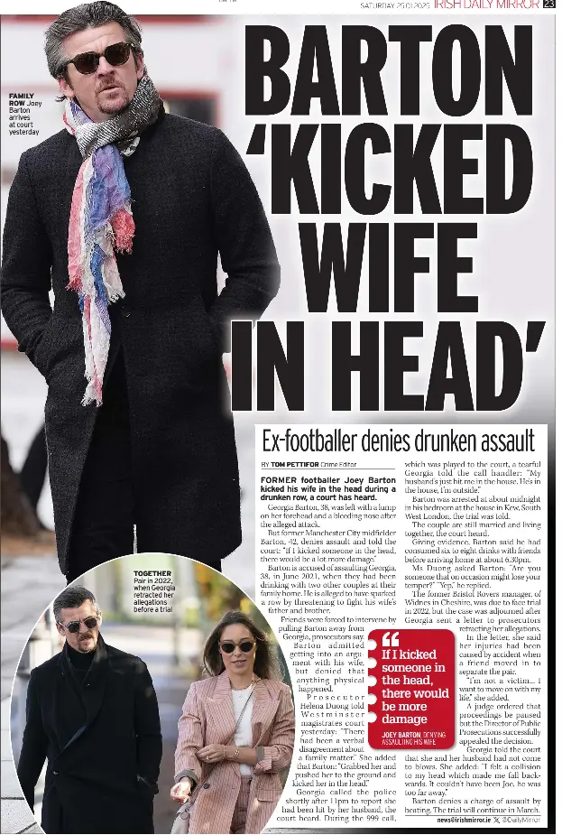 BARTON ‘KICKED WIFE IN HEAD’ - PressReader