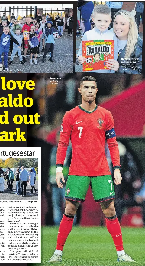 Paisley love for Ronaldo is kicked out of the park - PressReader