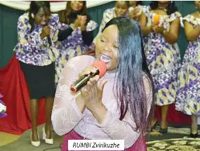 RUMBI ZVIRIKUZHE REMAINS OPTIMISTIC - PressReader