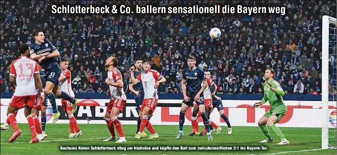 Schlotterb­eck & Co. ballern sensatione­ll die Bayern weg Die 3. Pleite ...
