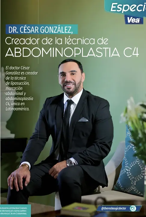 DR. CÉSAR GONZÁLEZ, Creador de la técnica de ABDOMINOPL­ASTIA C4 - PressReader