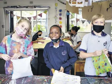 Learners add unique stamps to artwork - PressReader