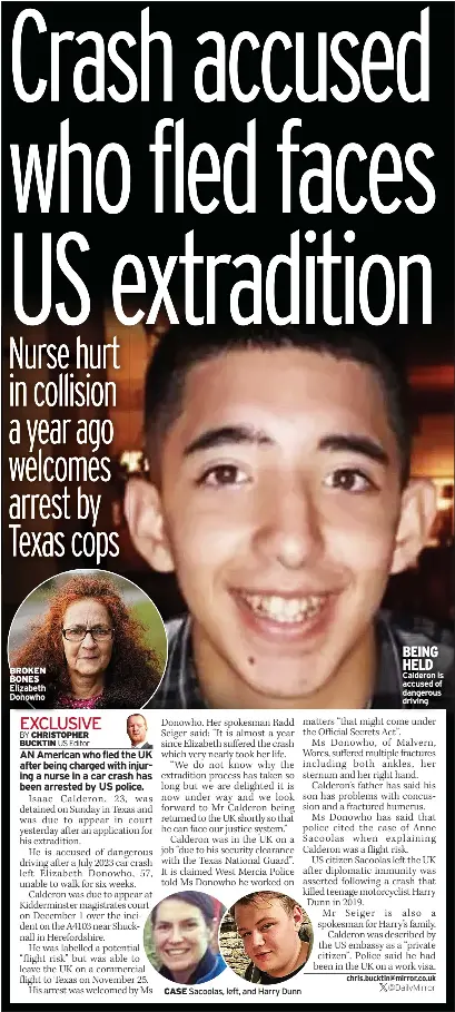 Crash accused who fled faces US extraditio­n - PressReader