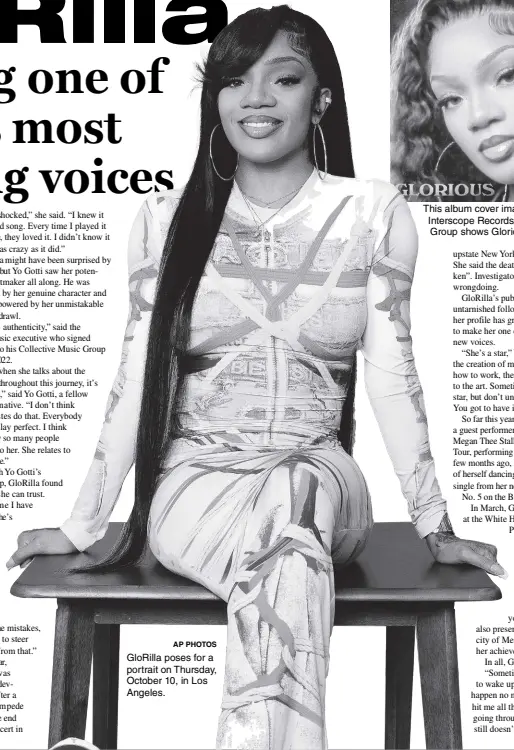 GloRilla becoming one of hip hop’s most promising voices - PressReader