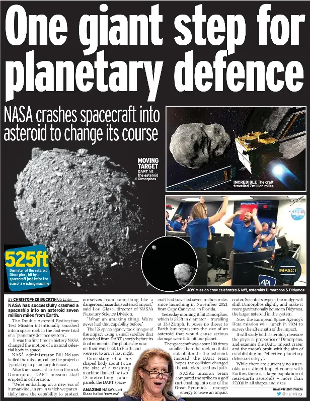 One giant step for planetary defence - PressReader