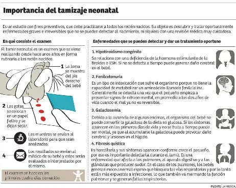 Tamiz neonatal, una prueba que salva la vida de los bebés - PressReader