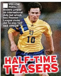 HALF-TIME TEASERS - PressReader