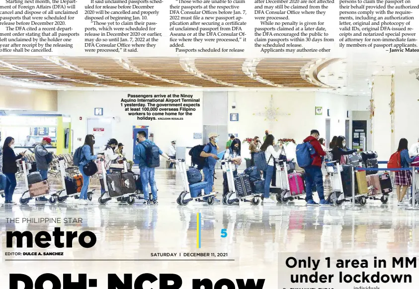 DFA to cancel passports unclaimed since 2020 - PressReader