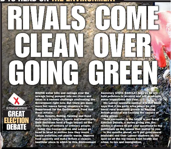 RIVALS COME CLEAN OVER GOING GREEN - PressReader