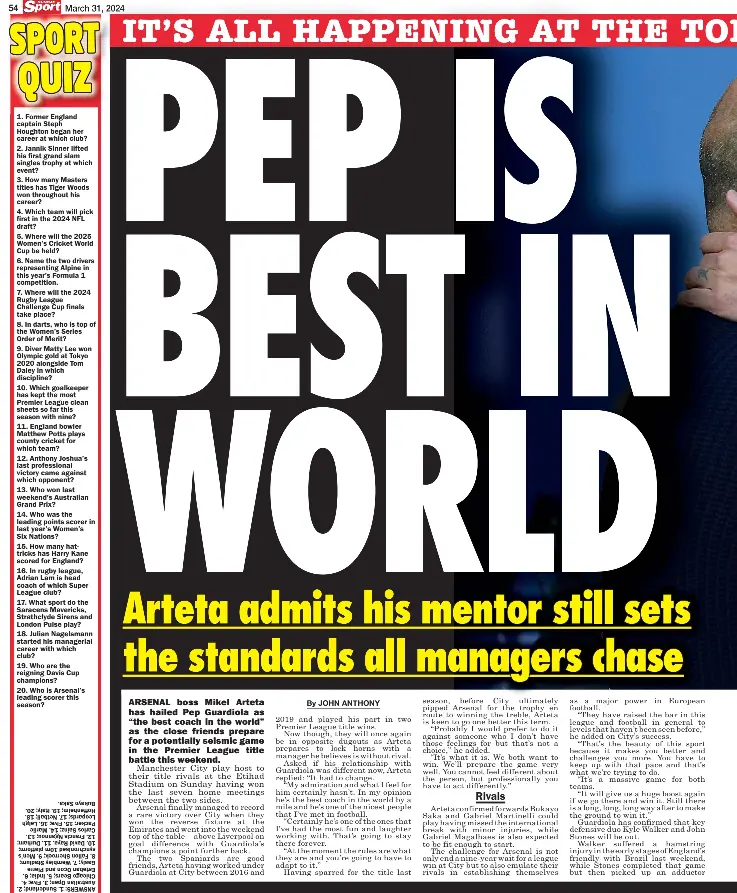 PEP IS BEST IN WORLD - PressReader