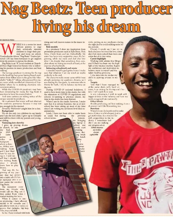 Nag Beatz: Teen producer living his dream - PressReader