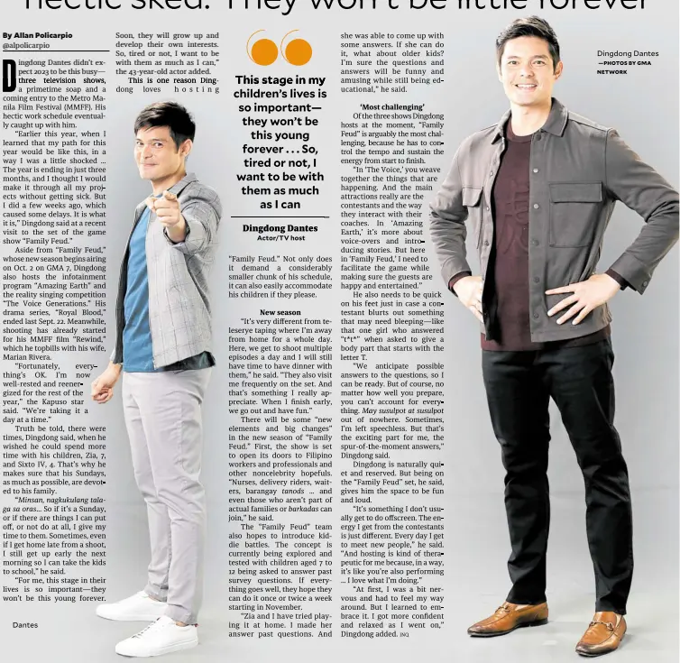 Dingdong on making time for kids despite hectic sked: They won’t be little forever - PressReader