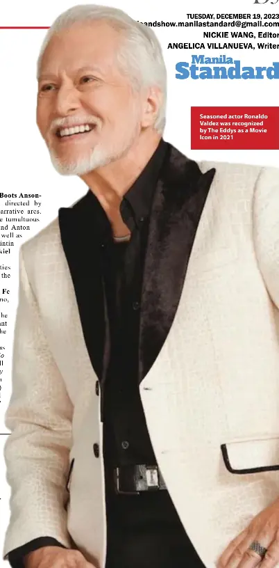 Ronaldo Valdez tackles love in twilight years in last film - PressReader