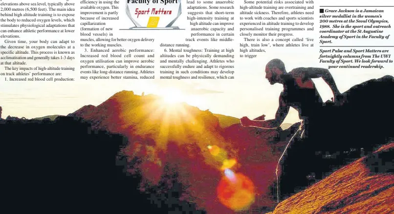 Improving performanc­e, the high-altitude way - PressReader