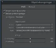 Rätta till bildförvrä­ngning och kromatisk aberration med ett klick ...
