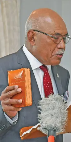 Jitoko is PM’s Choice for Speaker - PressReader