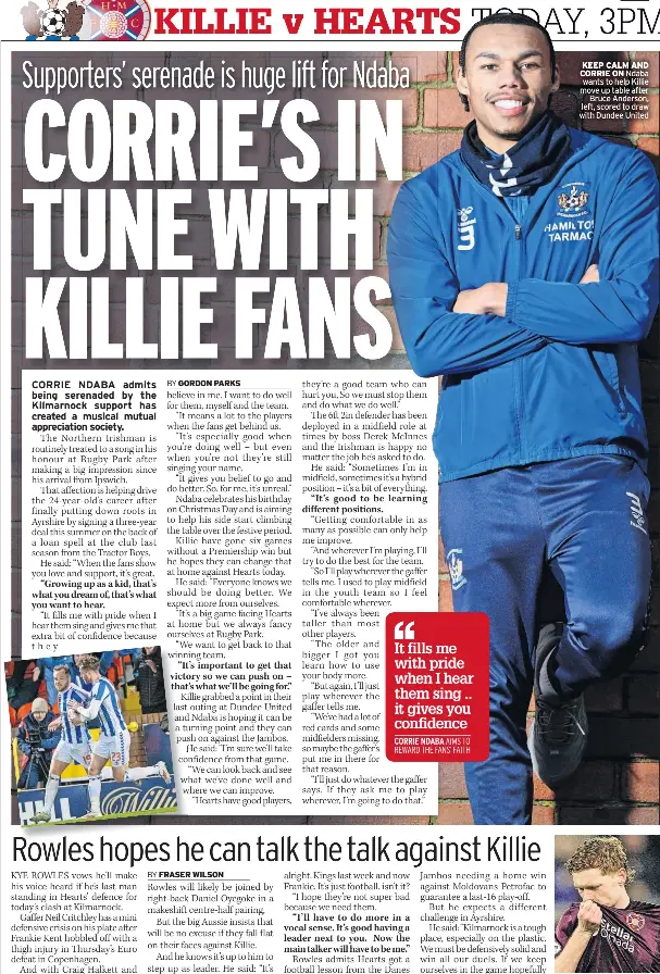 CORRIE’S IN TUNE WITH KILLIE FANS - PressReader