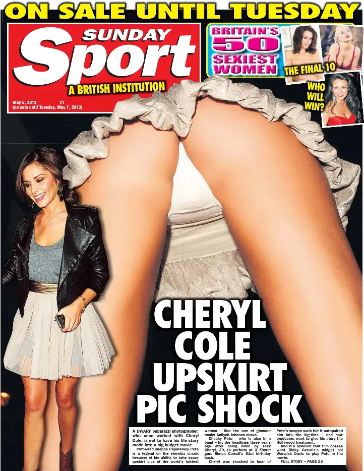 CHERYL COLE UPSKIRT PIC SHOCK - PressReader